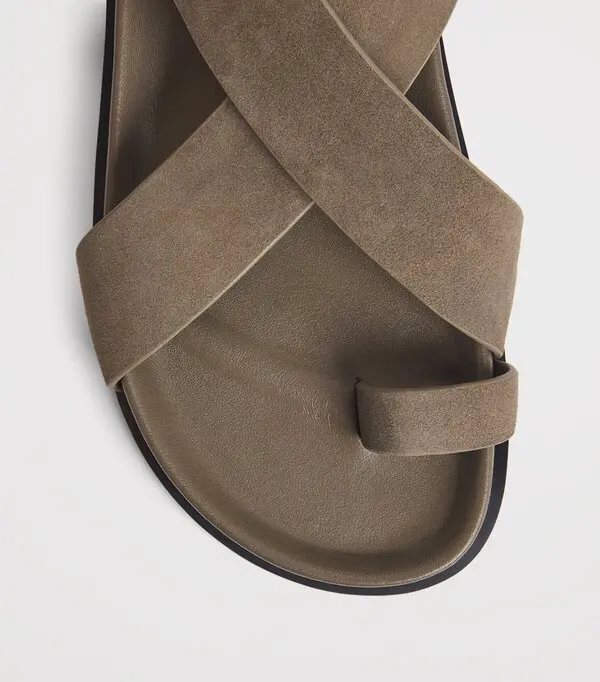 A.emery Jalen Suede Sandals - Green
