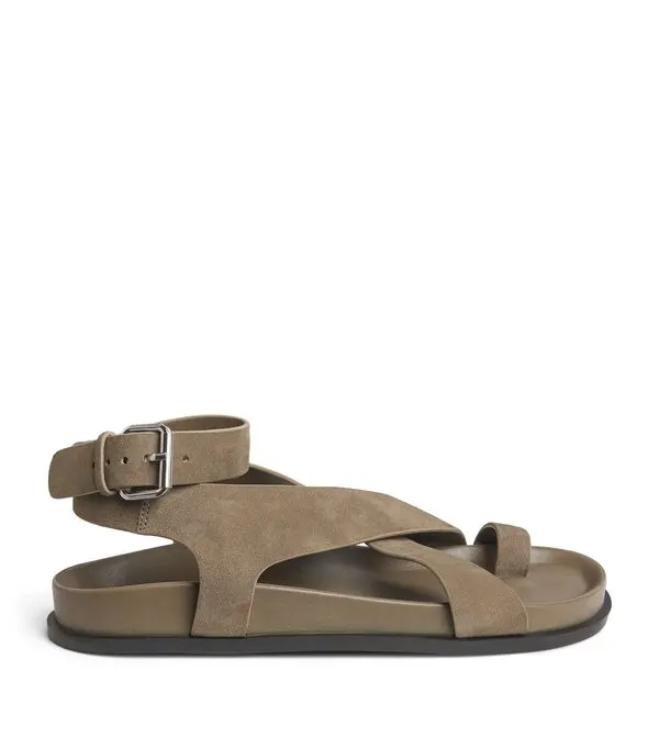 A.emery Jalen Suede Sandals - Green