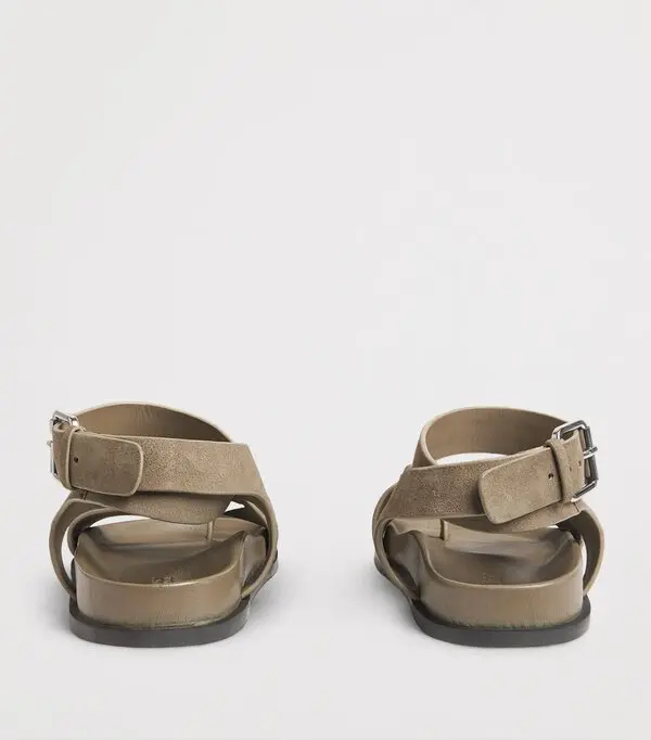 A.emery Jalen Suede Sandals - Green