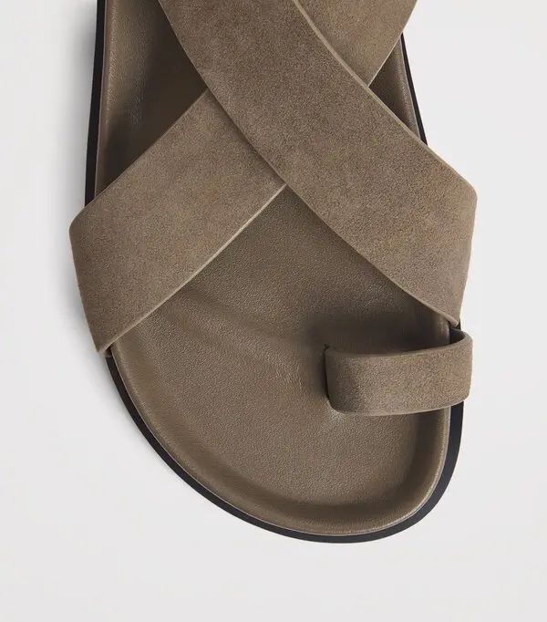 A.emery Jalen Suede Sandals - Green