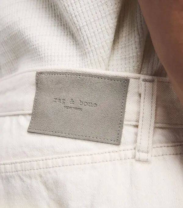 Rag & Bone Fit 4 Straight Leg Jeans - White