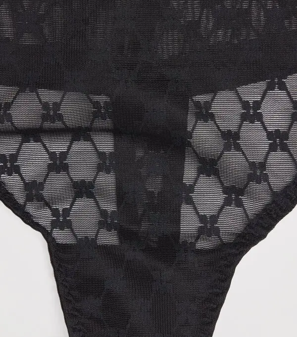 Simone Perele Lace Plume High-waist Thong