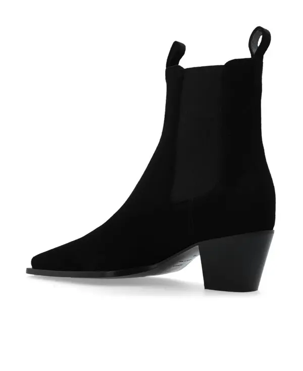TOTEME The City Ankle Boots - Black
