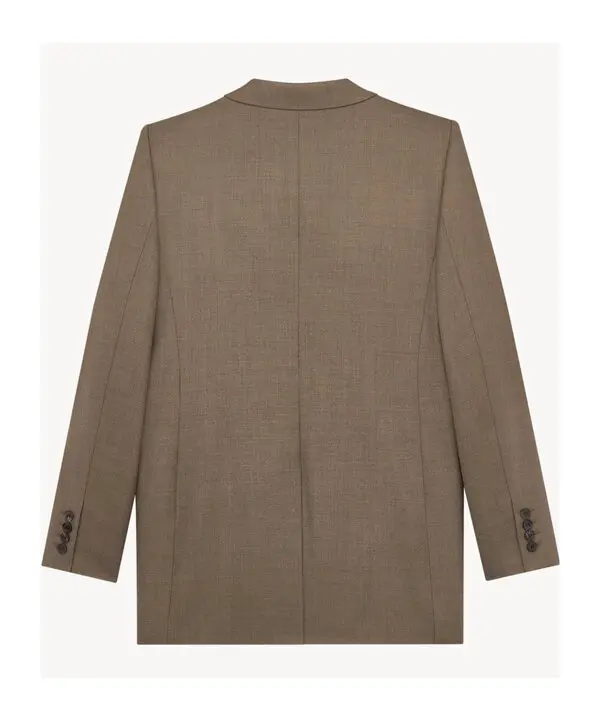 Saint Laurent Wool Single-breasted Suit Jacket - No