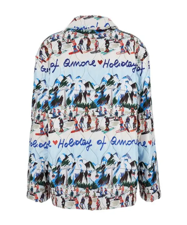 ALESSANDRO ENRIQUEZ Single-breasted Jacket With Print