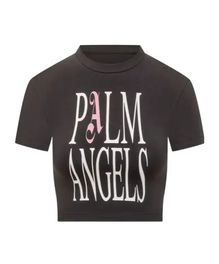 Palm Angels Cropped Logo T-shirt