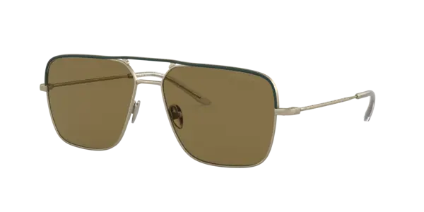 Giorgio Armani Aviator Sunglasses - Dark Brown