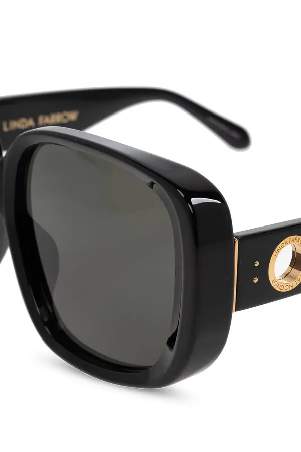 Linda Farrow Full Frame Square Sunglasses