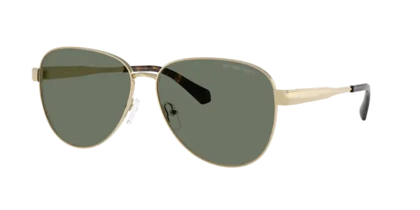Michael Kors Biarritz Aviator Sunglasses - Green Solid