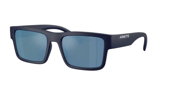 ARNETTE Rectangular Sunglasses - Dark Grey Mirror Water Polarized