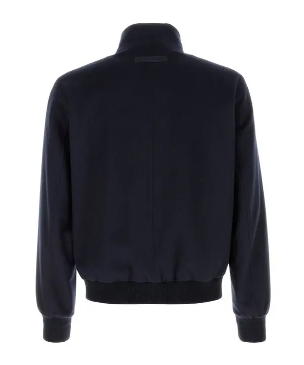 Zegna Zipped High Neck Bomber Jacket