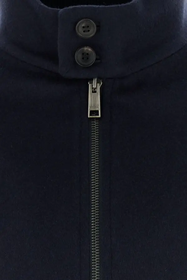 Zegna Zipped High Neck Bomber Jacket