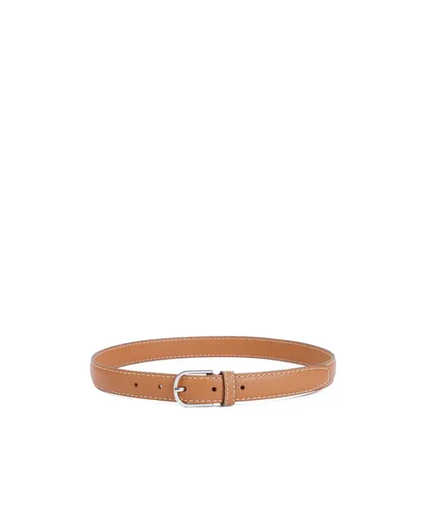 TOTEME Logo Detailed Buckled Belt - Brown
