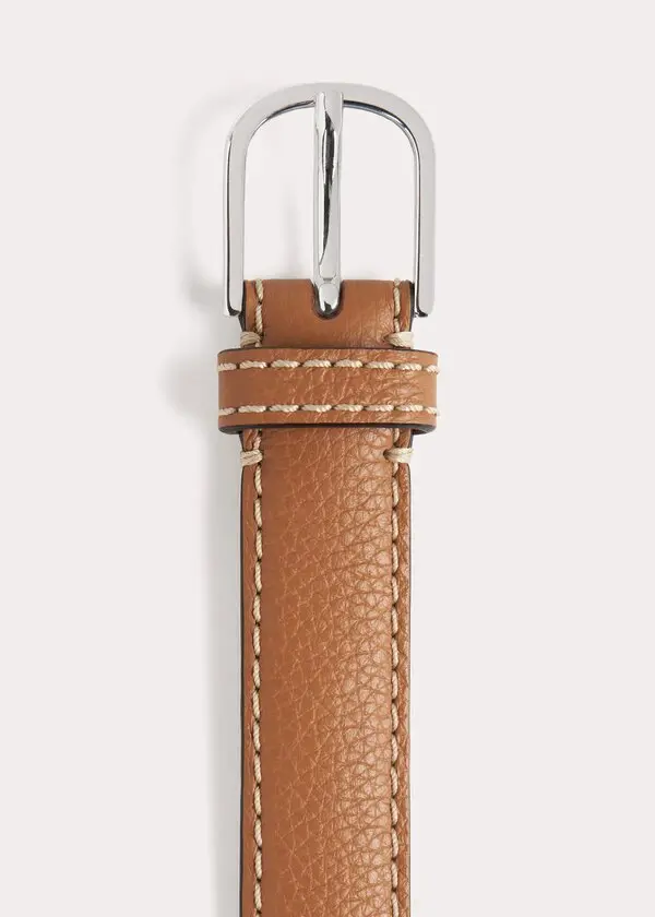 TOTEME Logo Detailed Buckled Belt