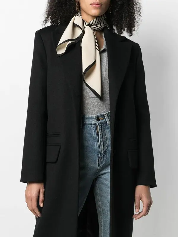 TOTEME Stripe Printed Square-shaped Scarf