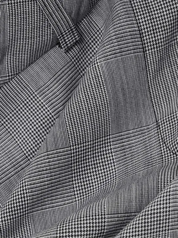 Coperni Layered Plaid Straight Leg Pants