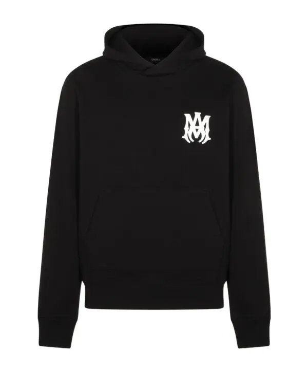 Amiri Logo-printed Drawstring Hoodie - Black