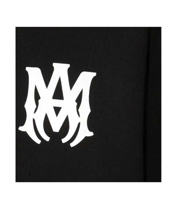 Amiri Logo-printed Drawstring Hoodie - Black