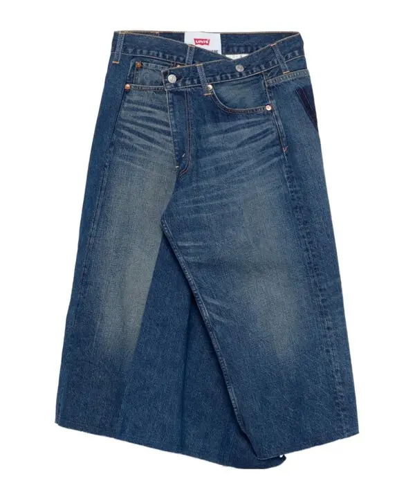 Junya Watanabe Asymmetric Denim Skirt