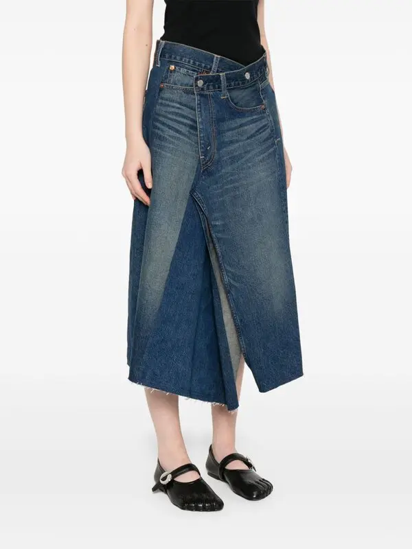 Junya Watanabe Asymmetric Denim Skirt