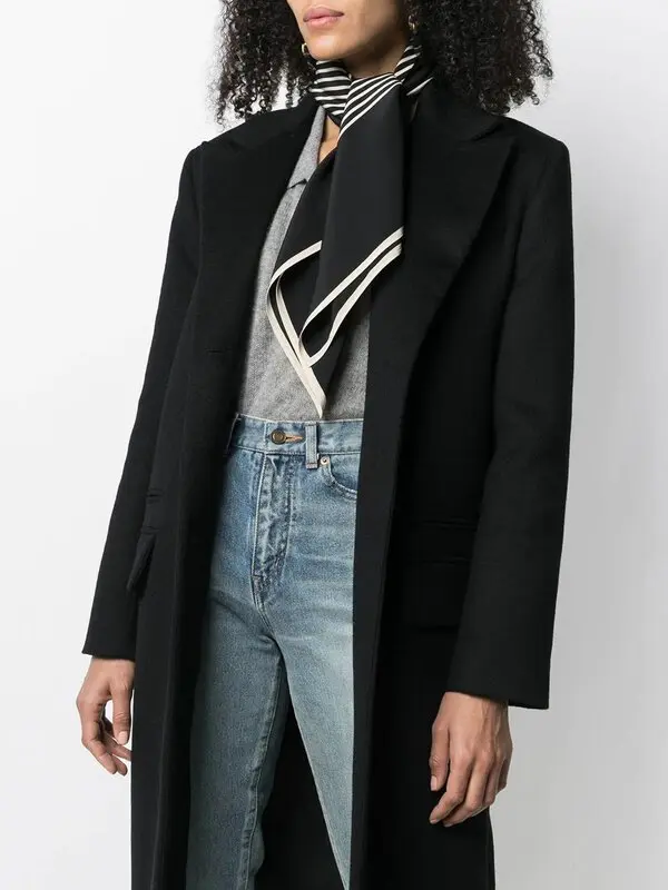 TOTEME Stripe Printed Square-shaped Scarf