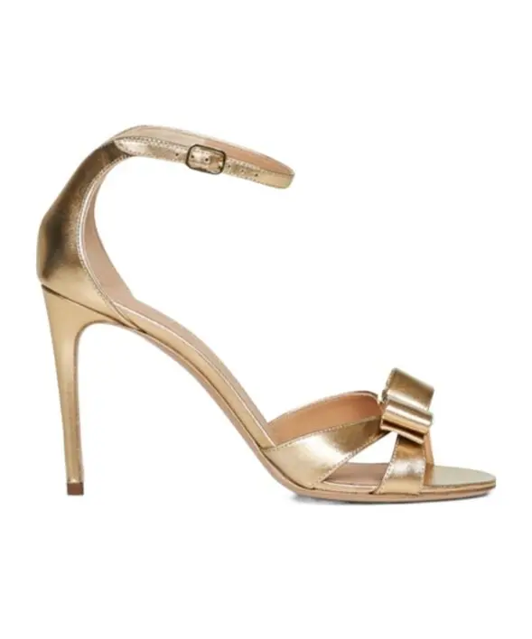 FERRAGAMO Vara Bow Stiletto Sandals - Nude