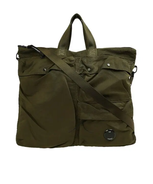 C.P. COMPANY Goggle Messenger Shoulder Bag - Black