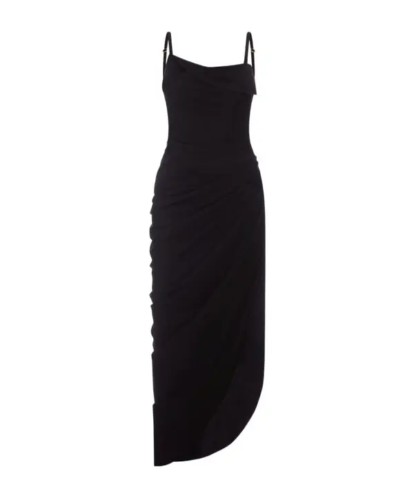 Jacquemus Ruched Strappy Dress