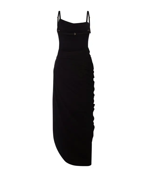 Jacquemus Ruched Strappy Dress
