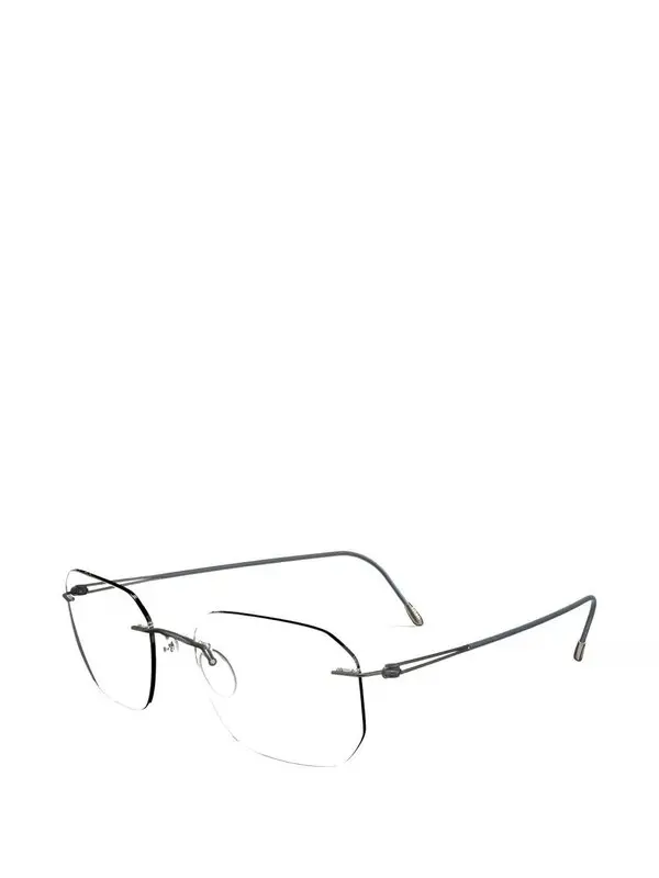 SILHOUETTE Rimless Rectangle-frame Glasses