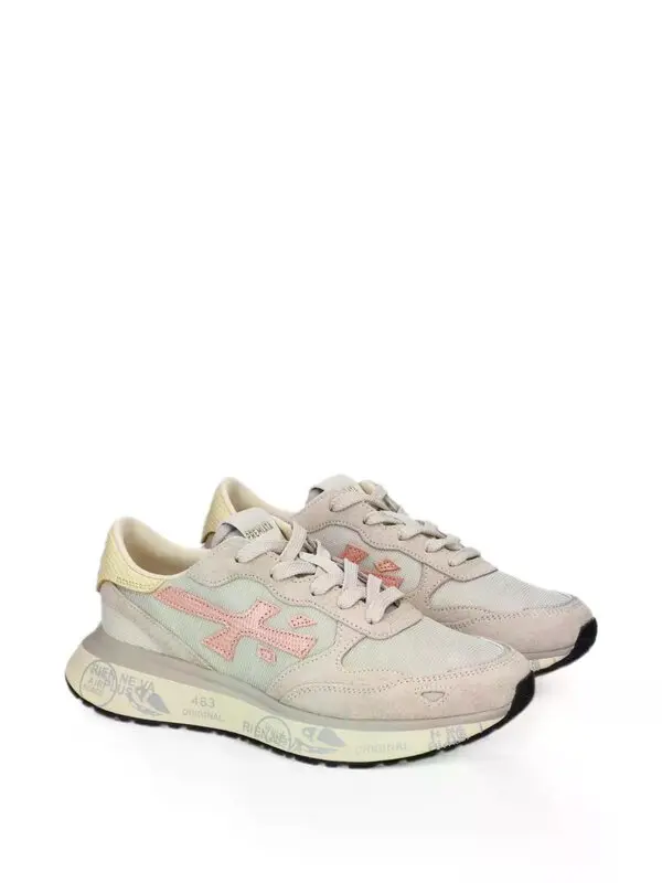 Premiata Lauryn Logo-patch Sneakers - Grey