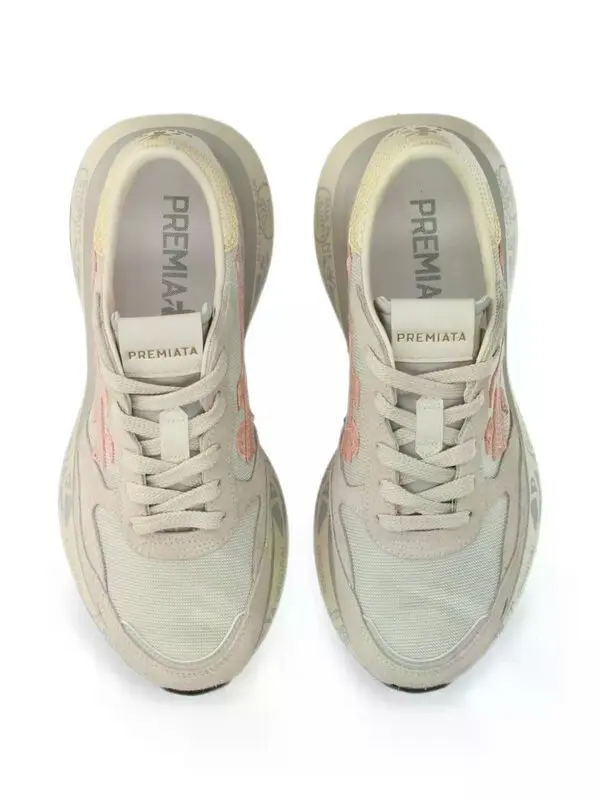 Premiata Lauryn Logo-patch Sneakers - Grey