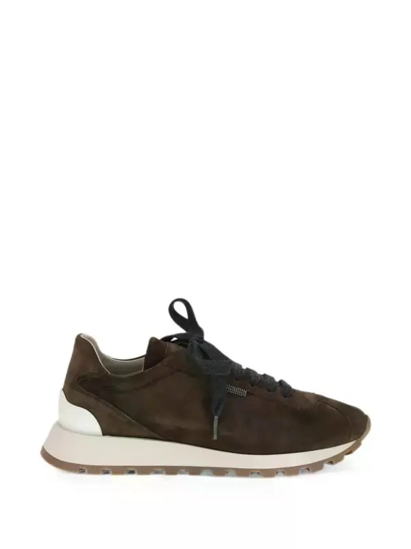 Brunello Cucinelli Suede Lace-up Sneakers