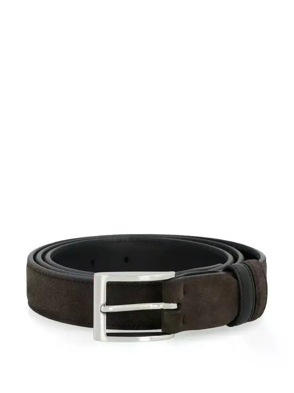 Hogan Reversible Leather Belt - Brown