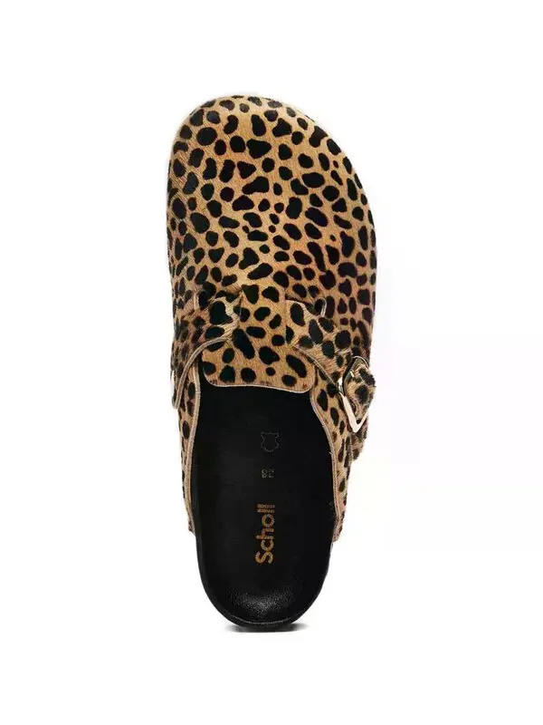 DR. SCHOLL'S SHOES Fae Leopard-print Mules