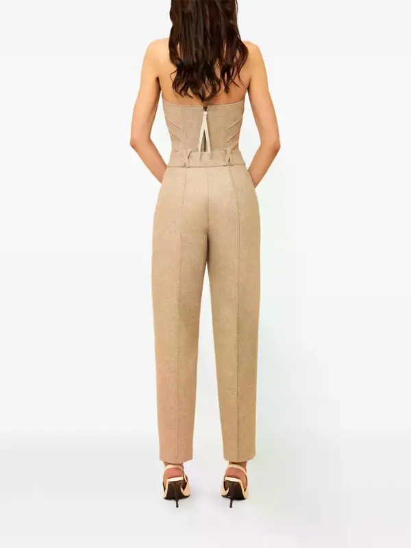 CONTESSA MILLS Aconitum Strapless Wool Corset