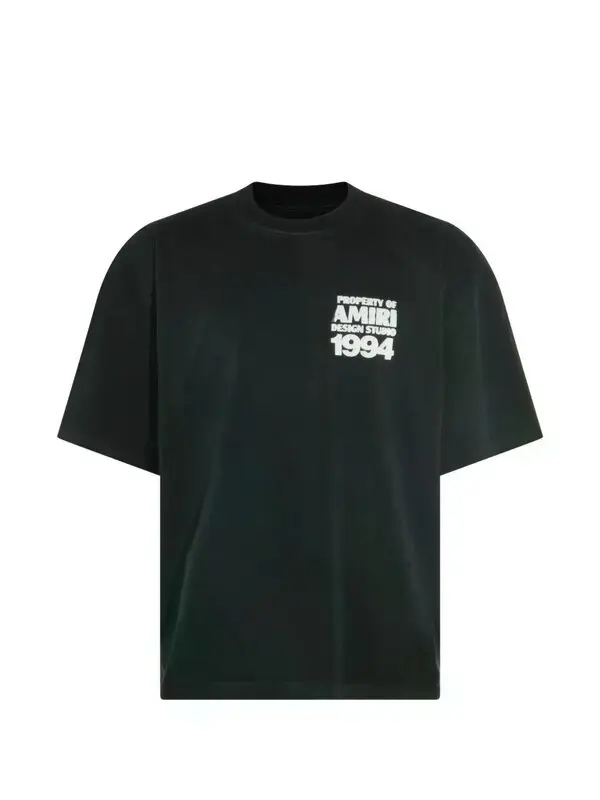 Amiri Logo-print T-shirt - Black