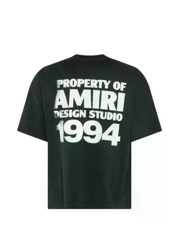 Amiri Logo-print T-shirt - Black