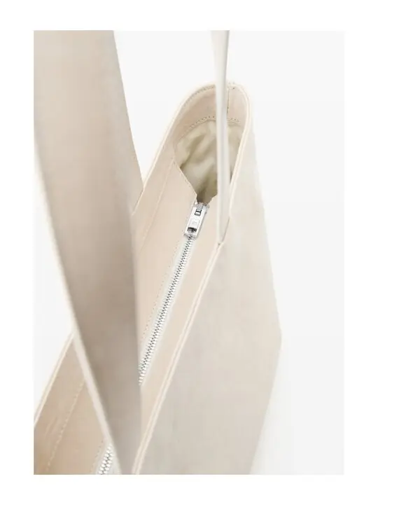 Alexander Wang Medium Logo-embossed Tote Bag - Vanilla
