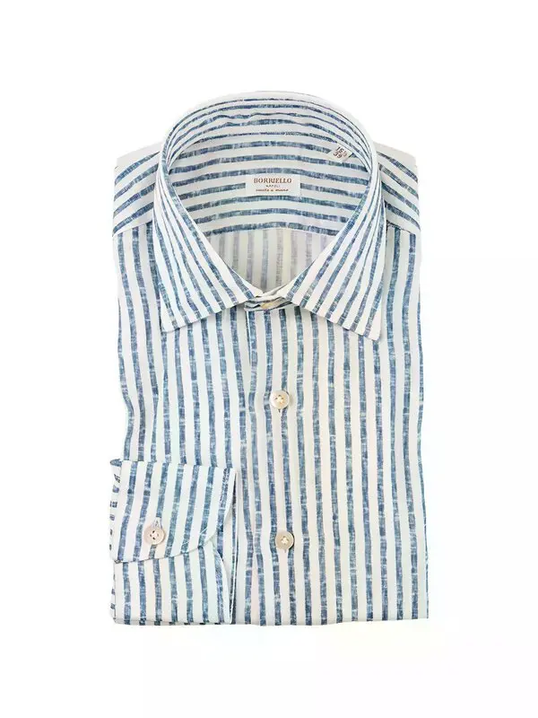 BORRIELLO NAPOLI Vertical-stripe Shirt