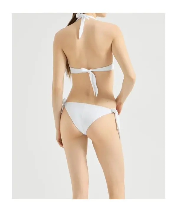Brunello Cucinelli Monili Triangle Bikini Top