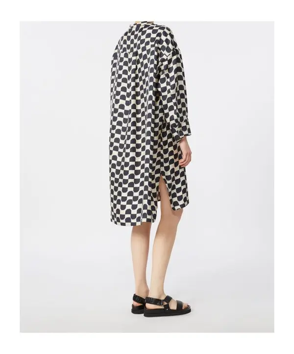Max Mara Long Sleeve Printed Shirt Dress