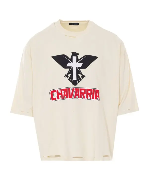 WILLY CHAVARRIA Aguila Buffalo Distressed T-shirt