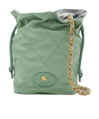 Burberry Horseshoe Quilted Bucket Bag
