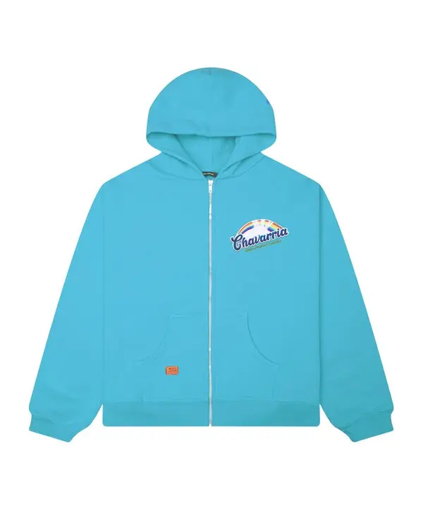 WILLY CHAVARRIA Logo Zip-up Hoodie