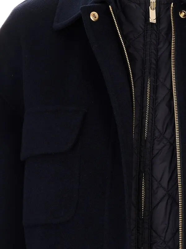 Max Mara Quilted Liner Shirt Jacket