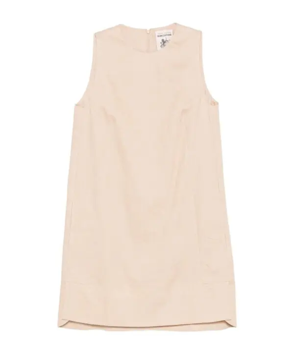 SEMICOUTURE Sleeveless Round Neck Dress