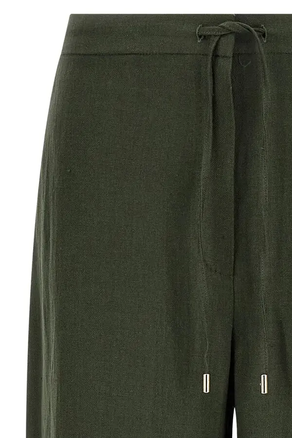 Max Mara Pelota Drawstring Wide-leg Trousers