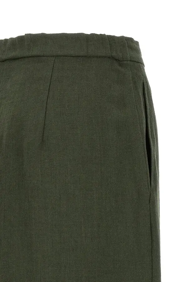 Max Mara Pelota Drawstring Wide-leg Trousers