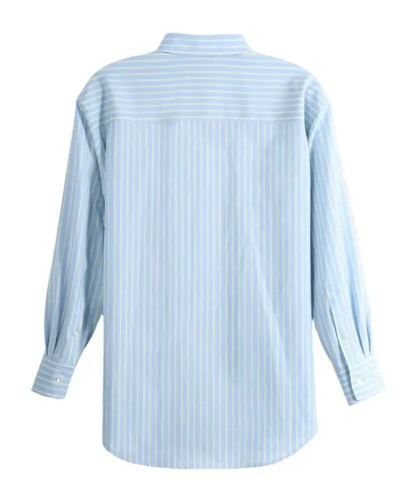 Auralee Striped Wool Shirt
